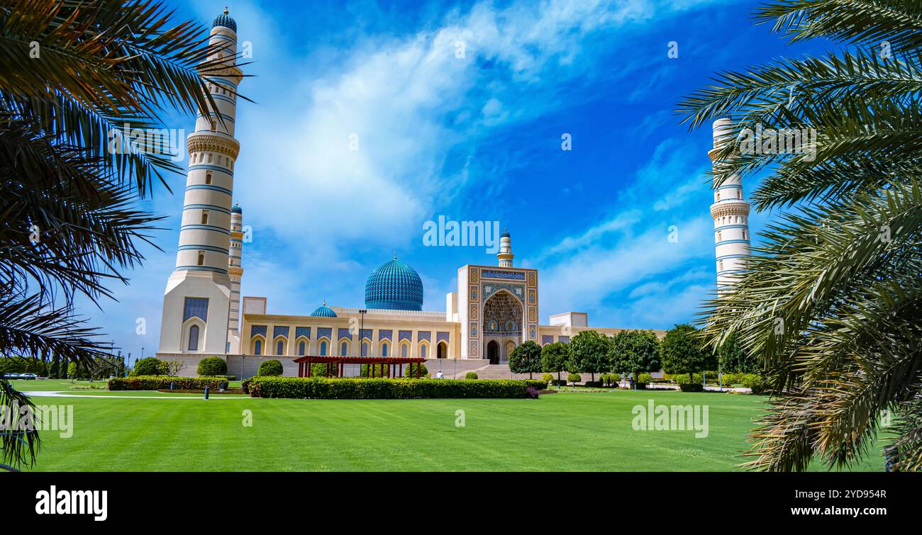 Sultan Qaboos Grand Mosque in Sohar Stock Photo - Alamy
