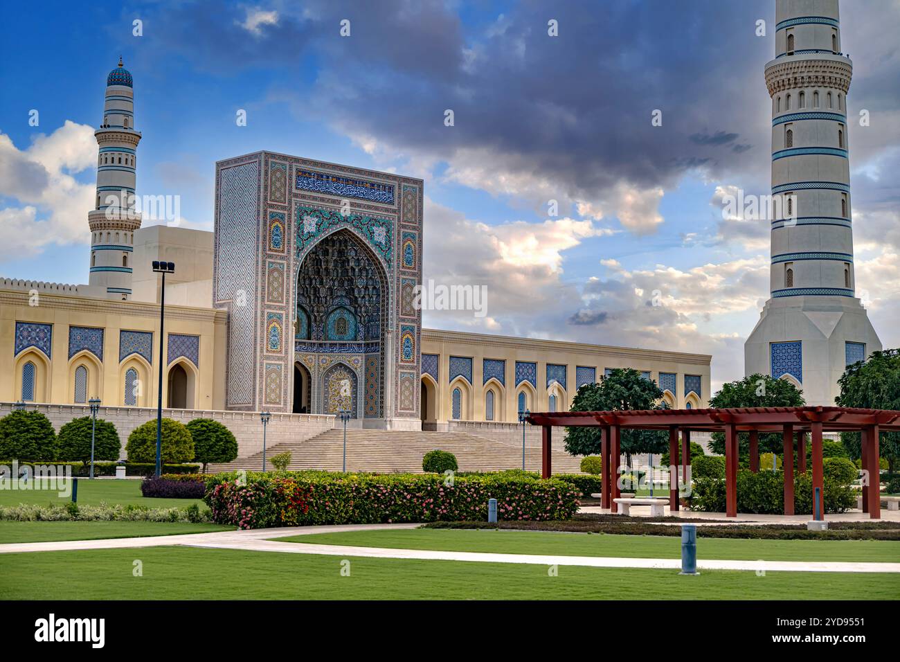 Sultan Qaboos Grand Mosque in Sohar Stock Photo - Alamy