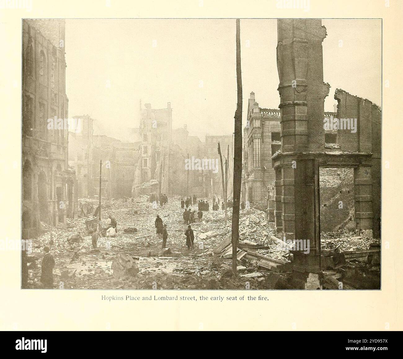 Archive Photograph of the Baltimore fire, February 7th, 8th and 9th ...