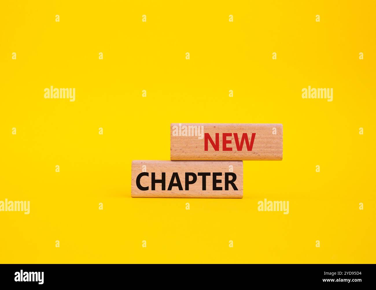 New Chapter symbol. Concept word New Chapter on wooden blocks ...