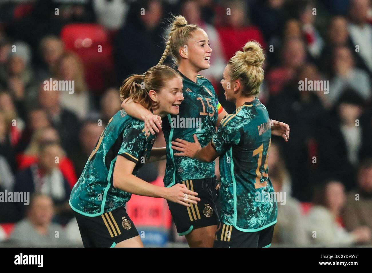 Giulia Gwinn of Germany celebrates her goal to make it 0-2 during the ...