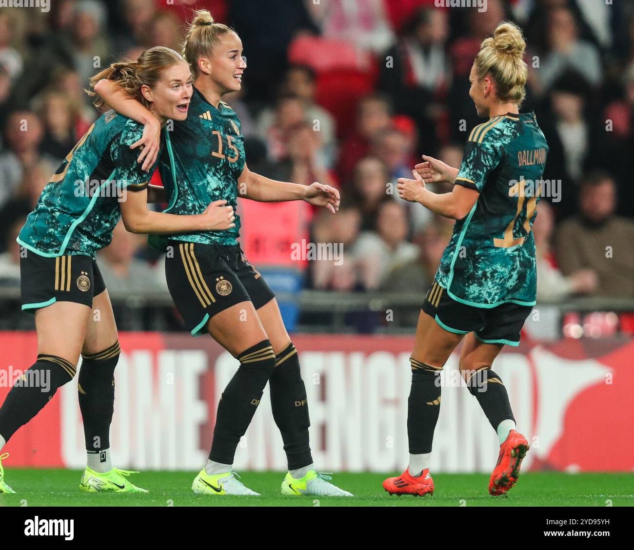 Giulia Gwinn of Germany celebrates her goal to make it 0-2 during the ...