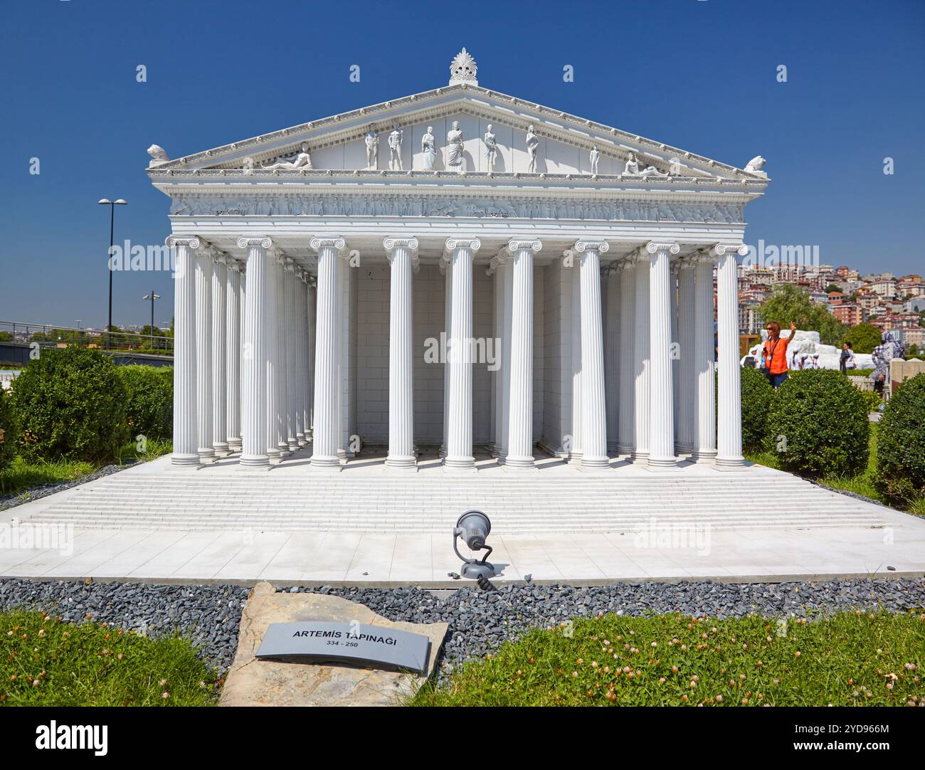 Miniaturk, Istanbul. A scale model reconstruction of Temple of Artemis ...