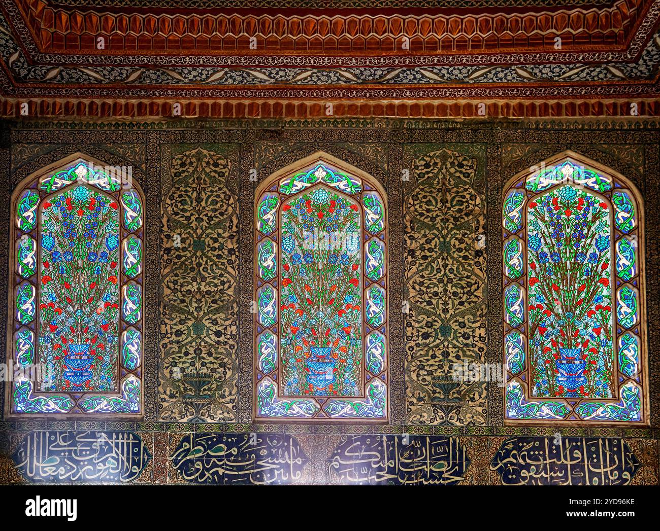 Old windows palace in hi-res stock photography and images - Alamy