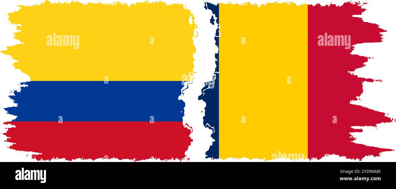 Colombia chad flag hi-res stock photography and images - Alamy
