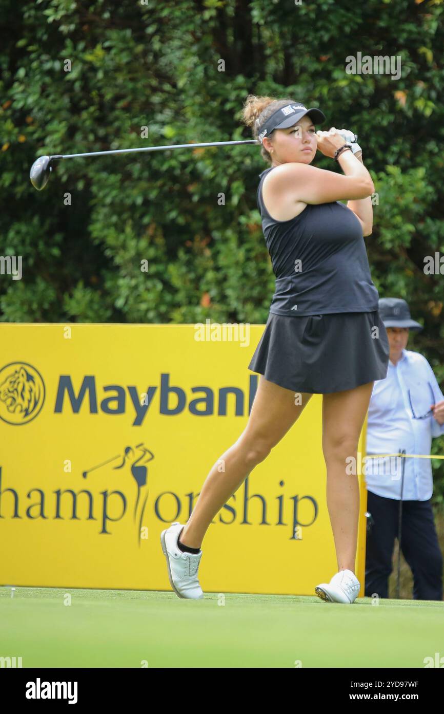 Kuala Lumpur, Malaysia. 24th Oct, 2024. Alexa Pano of America plays her ...