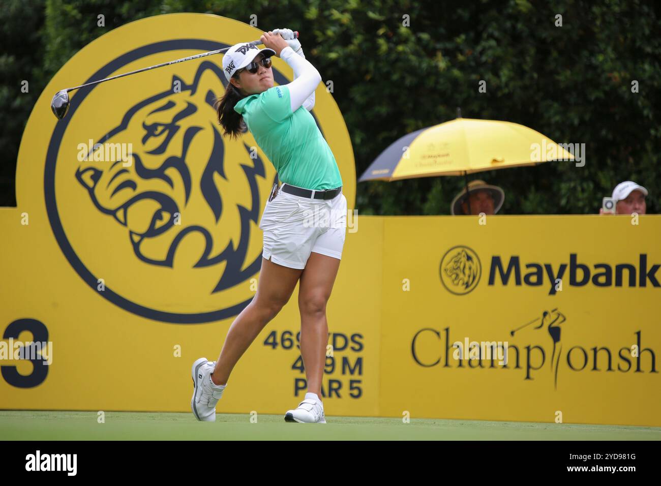 Kuala Lumpur, Malaysia. 24th Oct, 2024. Auston Kim of America plays her ...