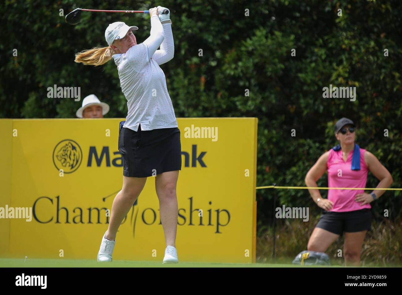Kuala Lumpur, Malaysia. 24th Oct, 2024. Gemma Dryburgh of Scotland plays her shot from the 3rd ...