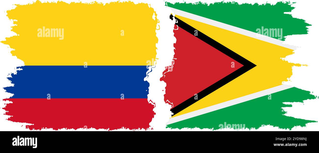 Colombia guyana Stock Vector Images - Alamy