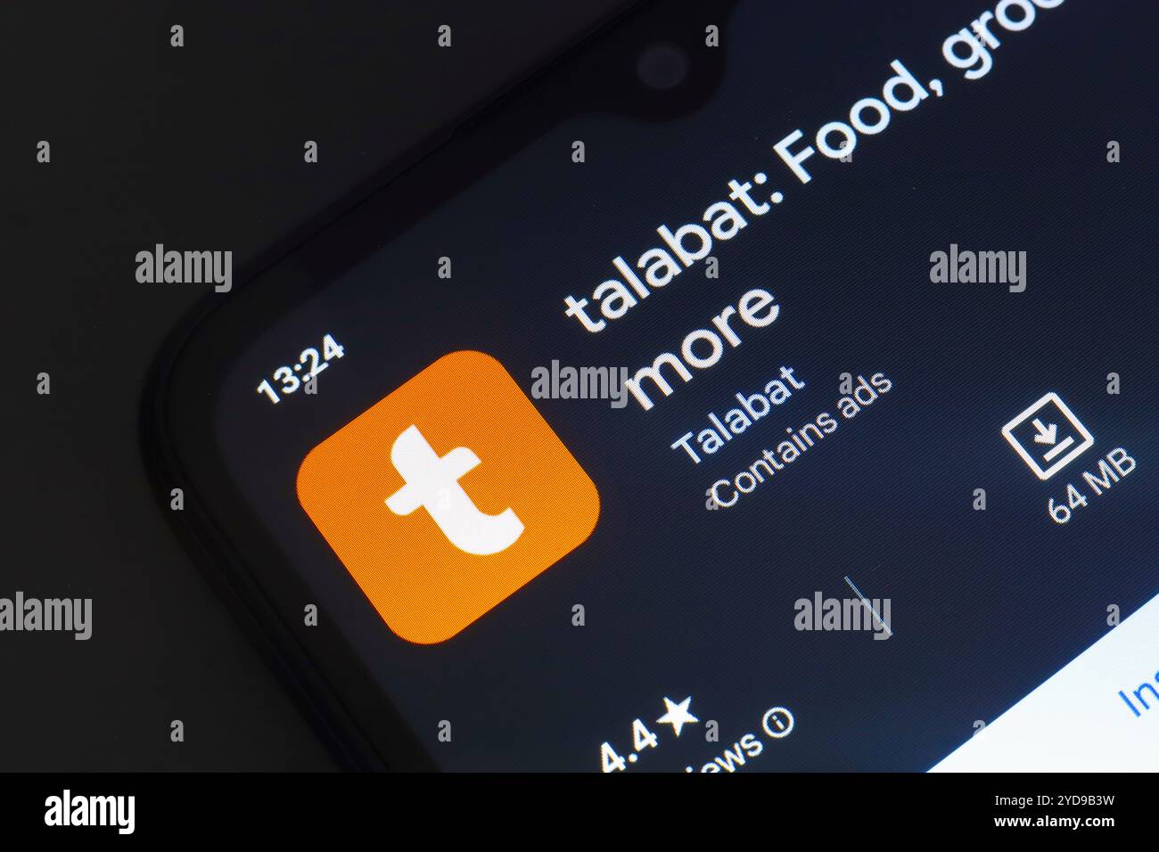 October 25, 2024, Brazil. In this photo illustration, the Talabat app ...