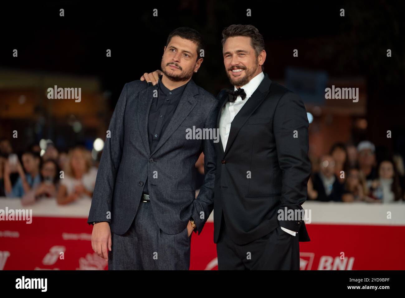 Claudio Giovannesi and James Franco attend the ''Hey Joe'' red carpet ...