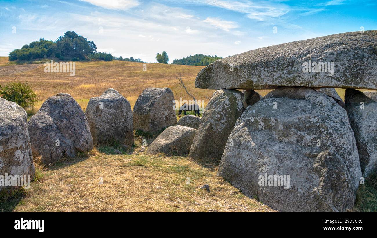 Poskaer Stenhus - Poskaer stone house in Denmark Stock Photo - Alamy