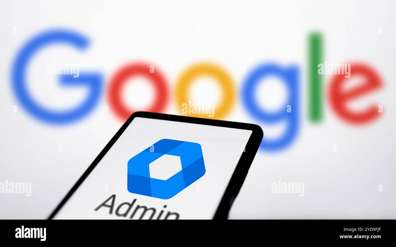 Dhaka,Bangladesh- 01 July 2024: Google Admin logo is displayed on ...