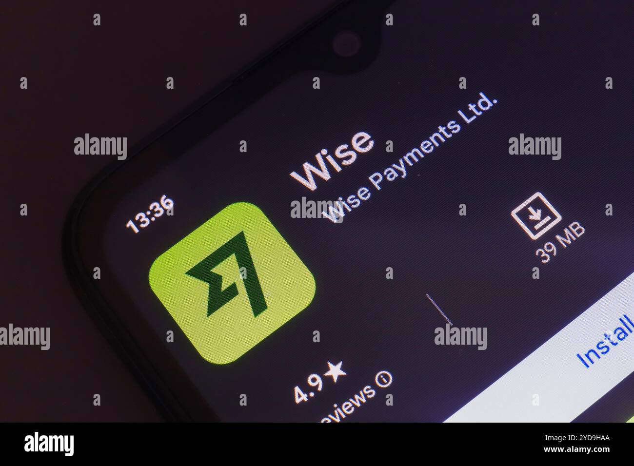 October 25, 2024, Brazil. In this photo illustration, the Wise app logo ...