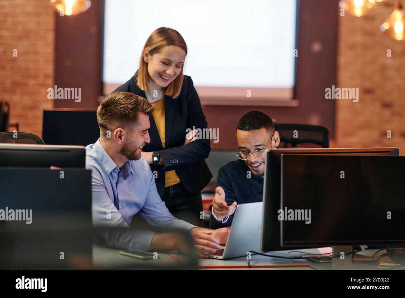 Strategic Business Meeting: Group of Professionals Collaborating in ...