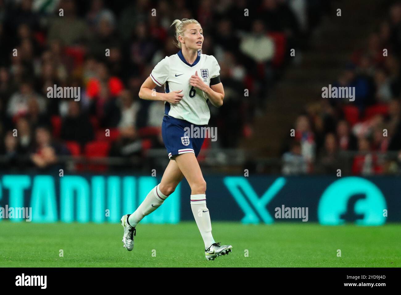 Leah Williamson of England during the International Friendly match ...