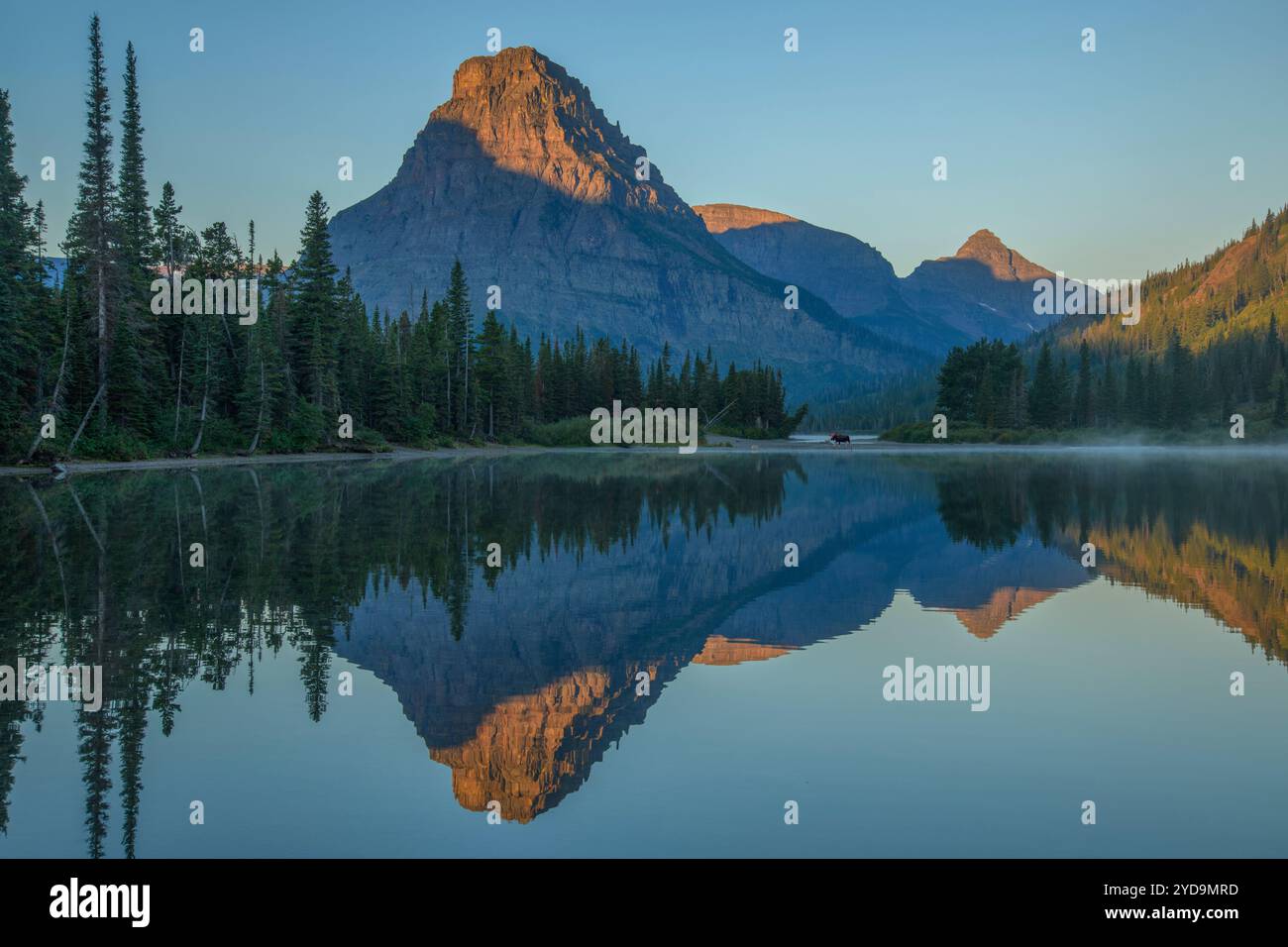 USA,Montana,Waterton-Glacier International Peace Park, Glacier National ...
