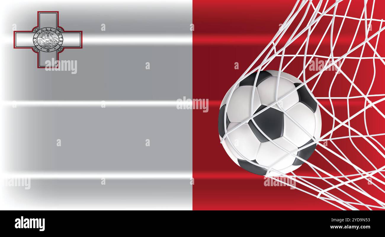 Malta ball in net Stock Vector Images - Alamy