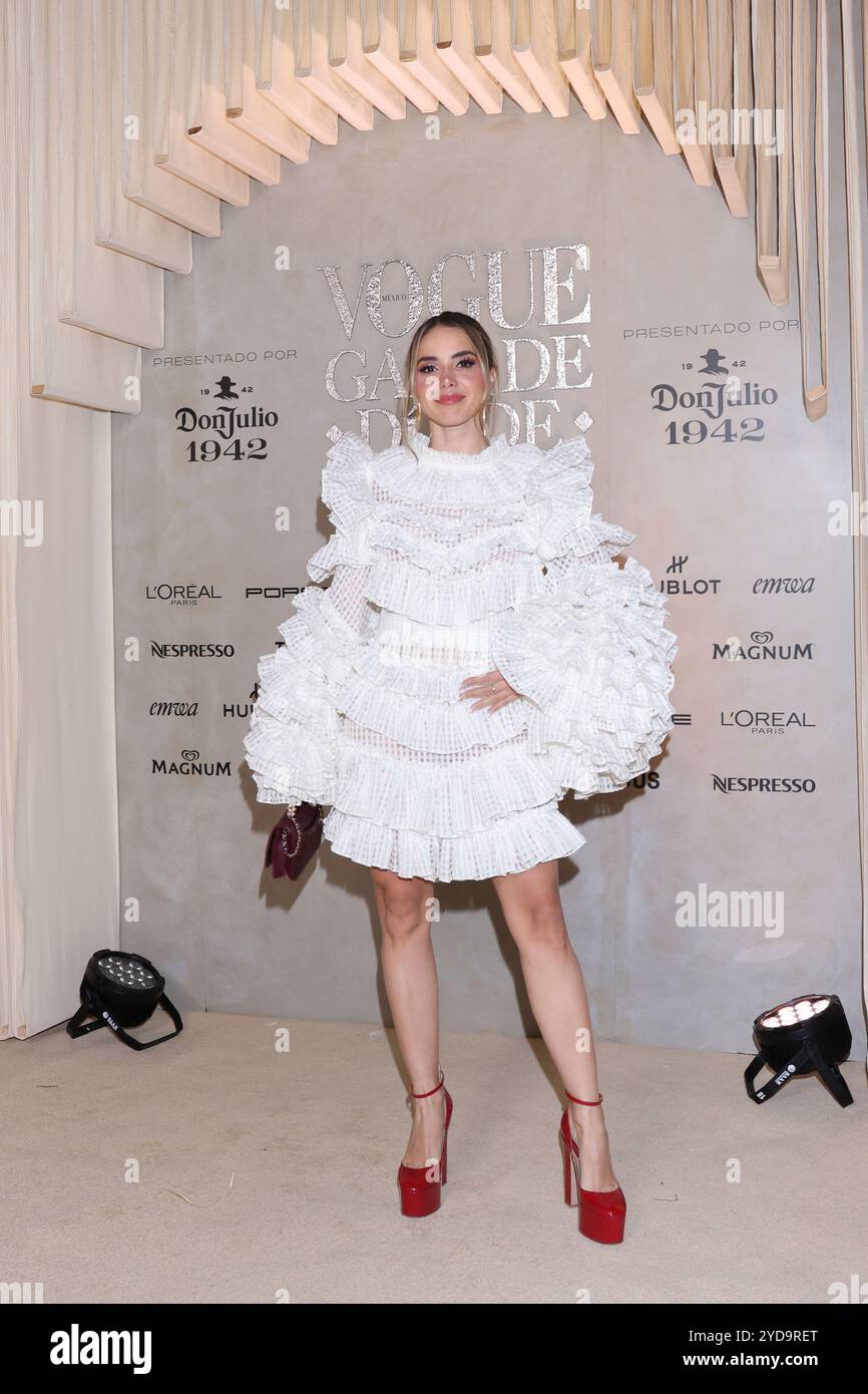 Mexico City, Mexico. 24th Oct, 2024. Daniella Durán attends the red ...