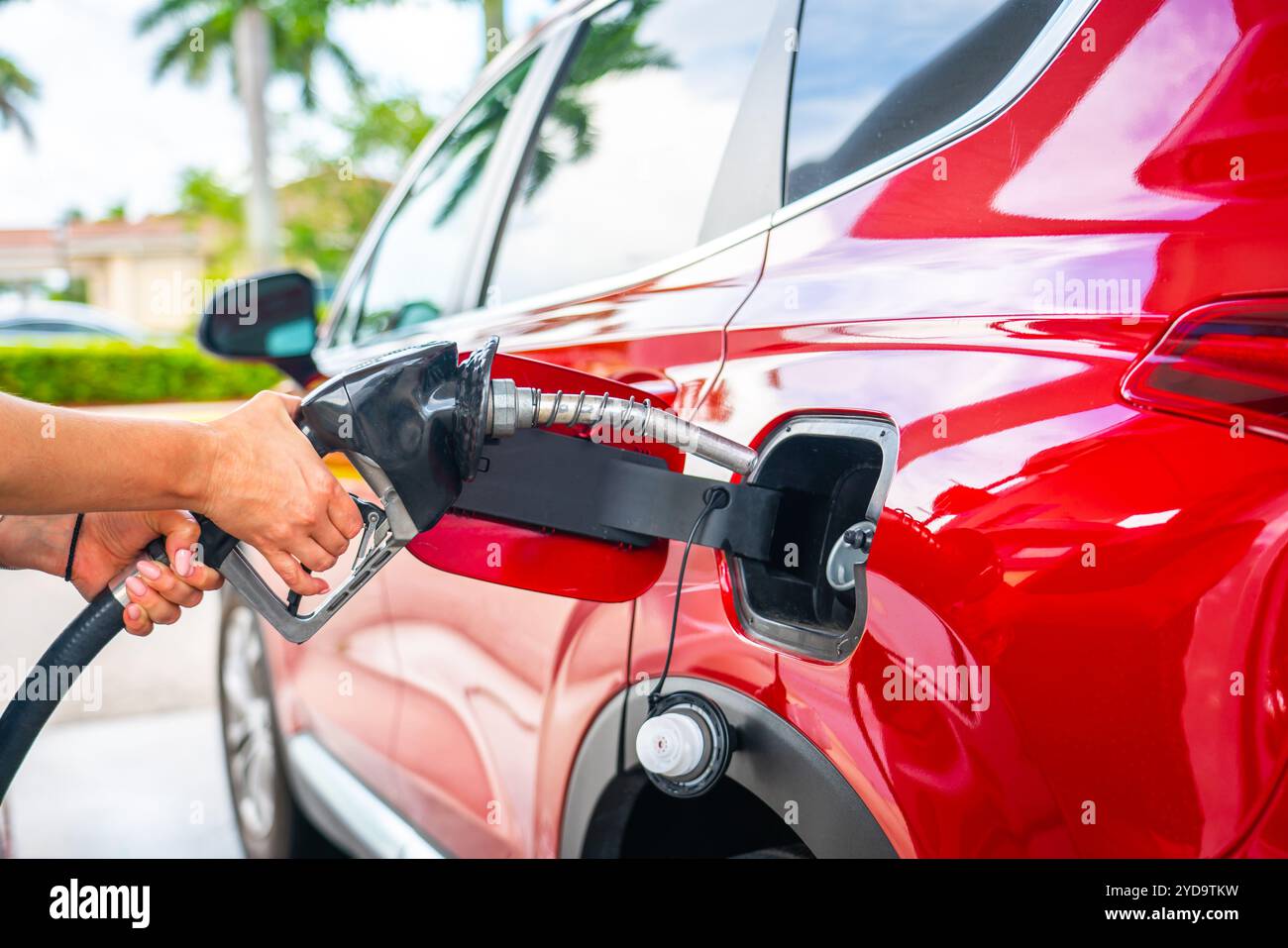 Hand fuel pump hi-res stock photography and images - Alamy