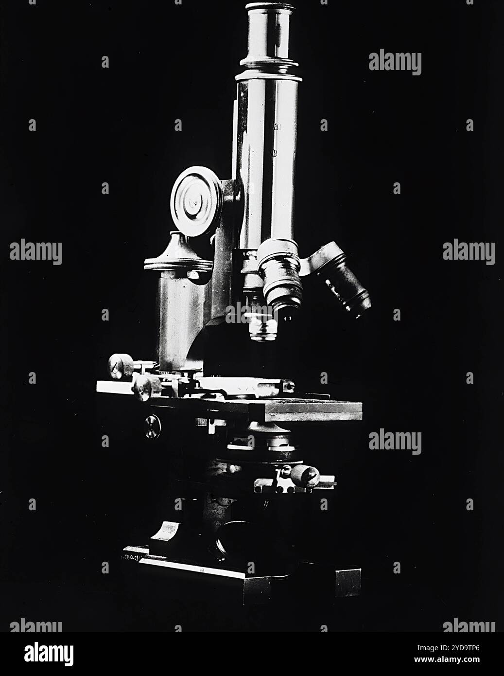 Microscope of Dr. Joseph J. Kinyoun, founder of the Hygienic Laboratory ...