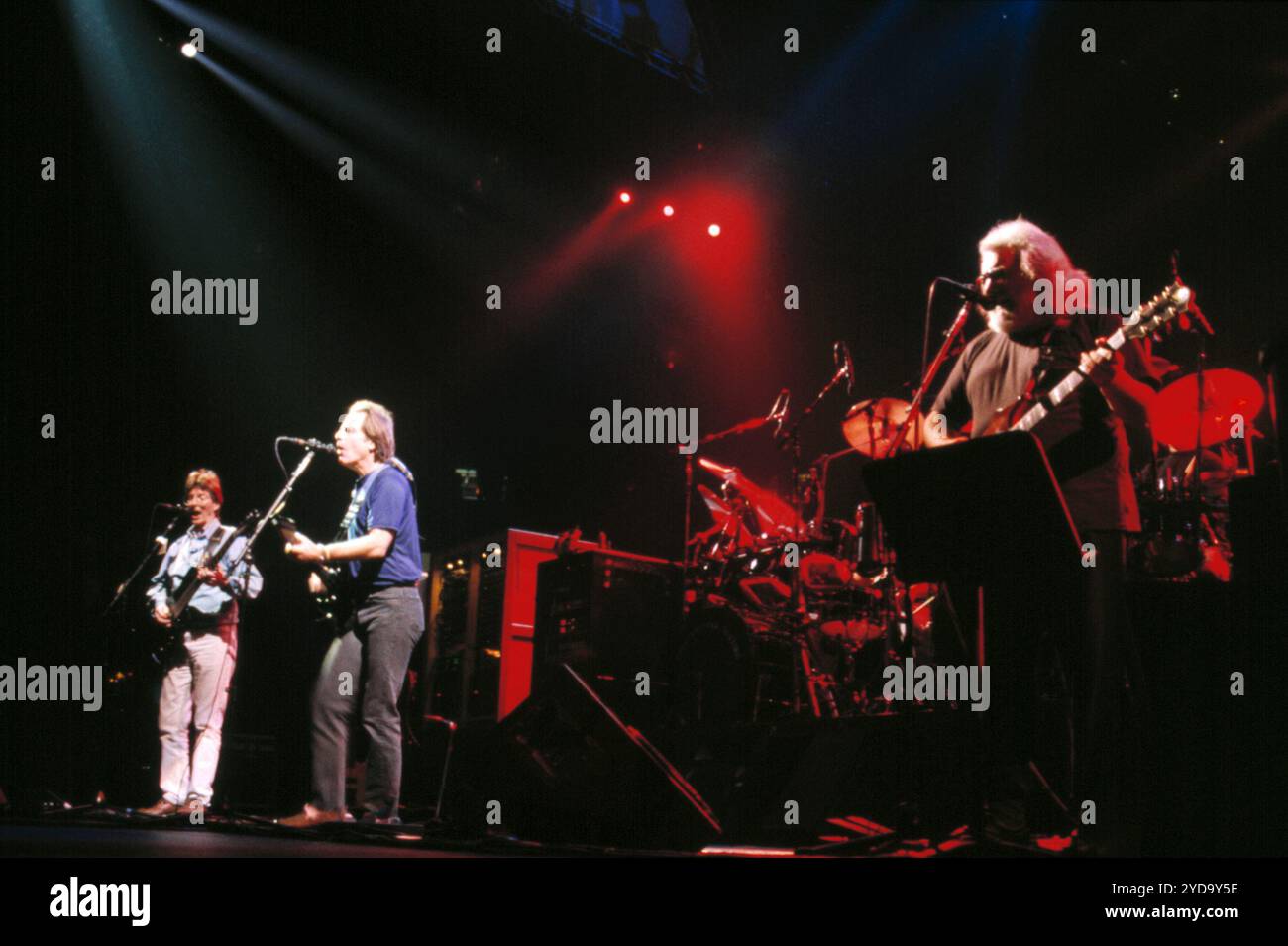 The Grateful Dead performing in Philadelphia, PA in 1992.Credit: Scott ...