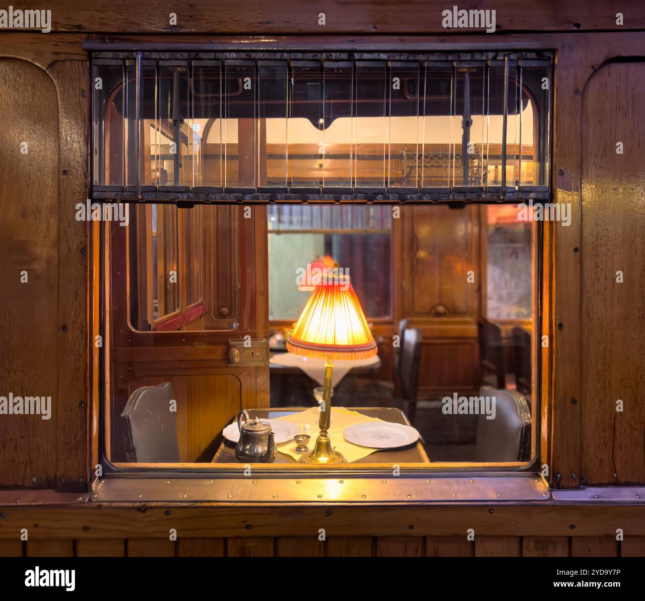 A cozy restaurant interior with charming lighting that enhances the ...