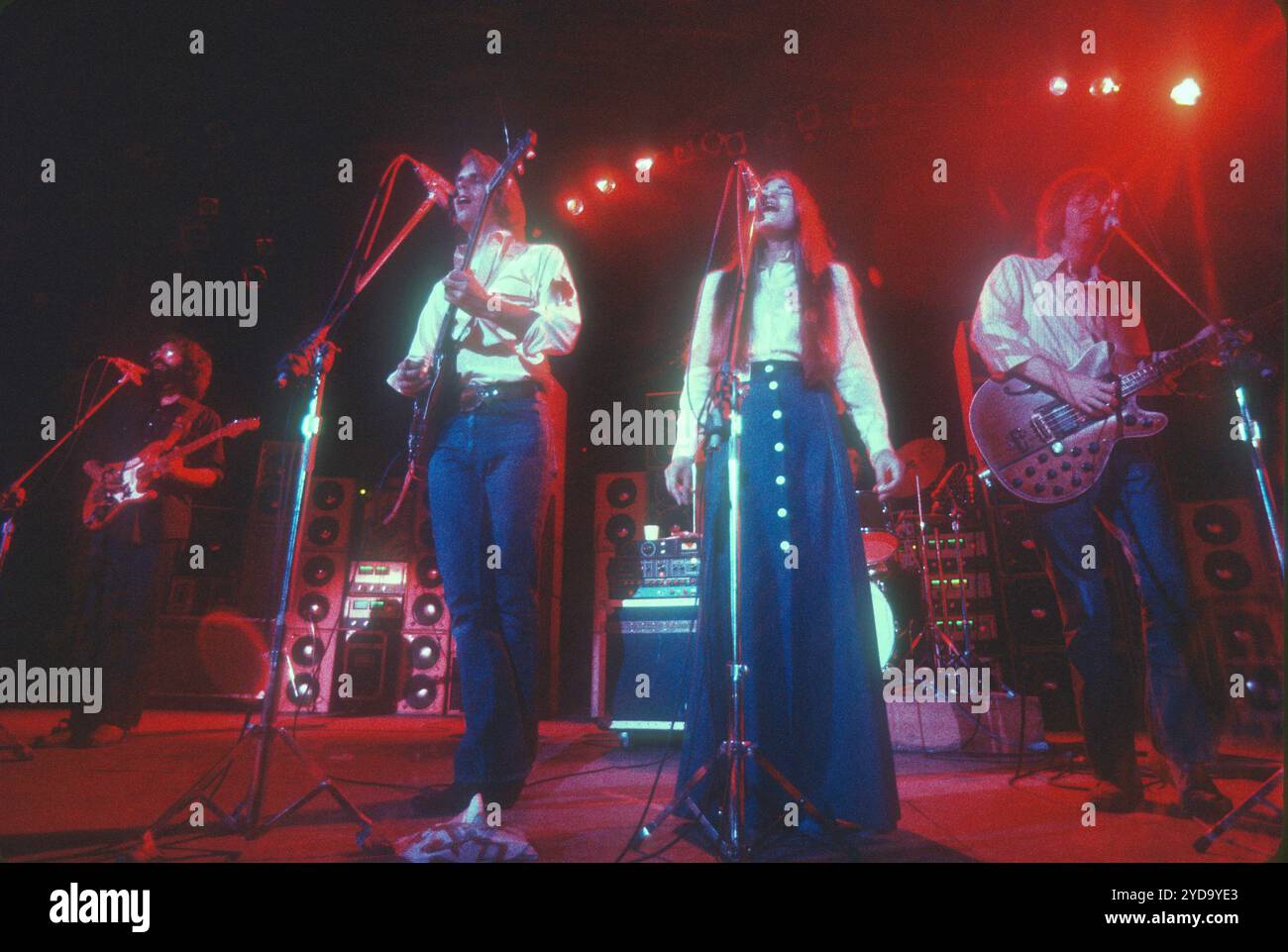 The Grateful Dead performing in 1975 Credit: Jeffrey Mayer/Rock ...