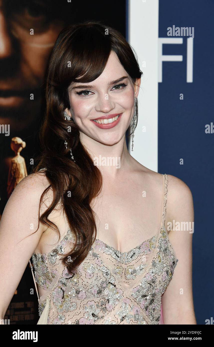 HOLLYWOOD, CALIFORNIA - OCTOBER 24: Sophie Thatcher attends the 2024 ...