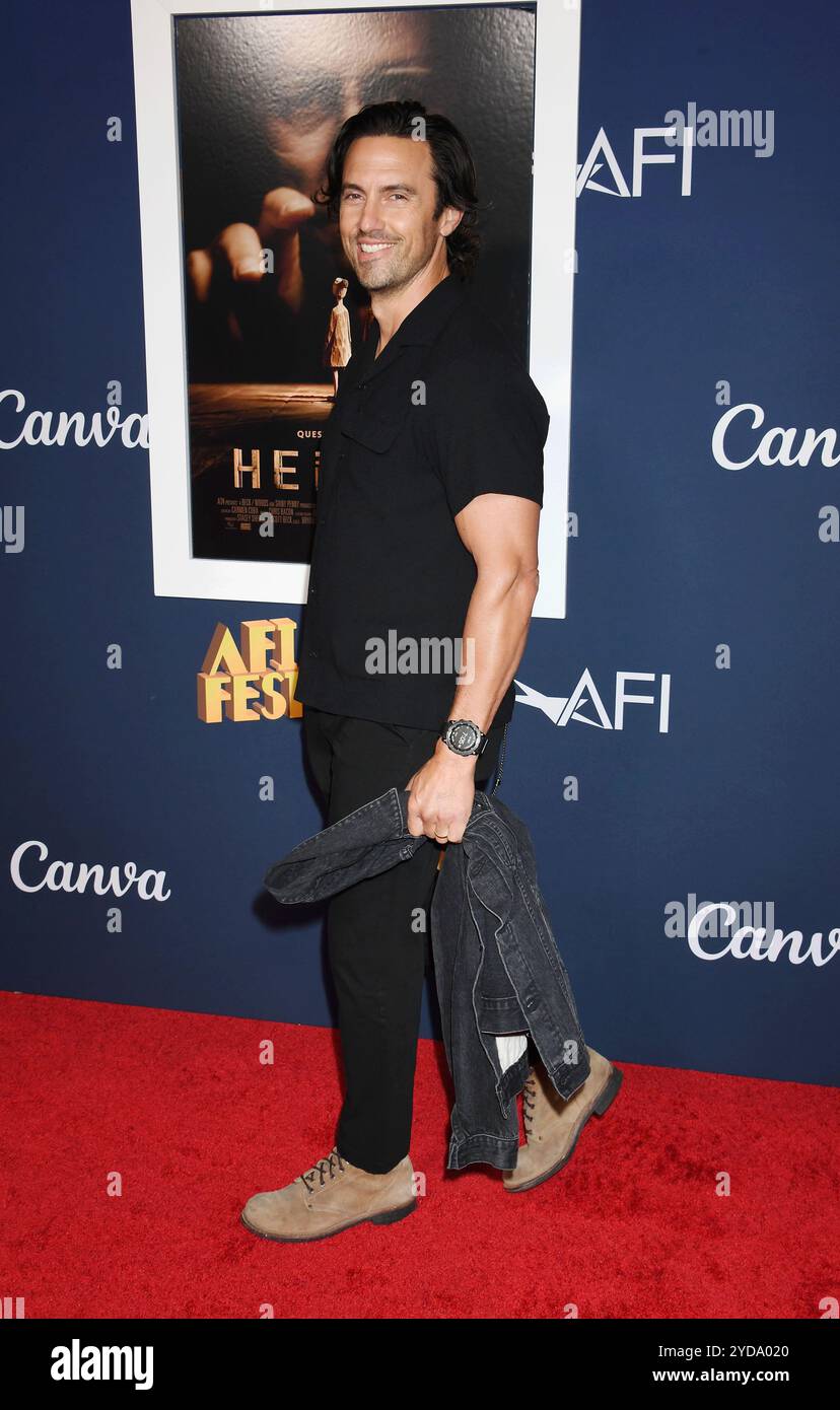 HOLLYWOOD, CALIFORNIA - OCTOBER 24: Milo Ventimiglia attends the 2024 ...