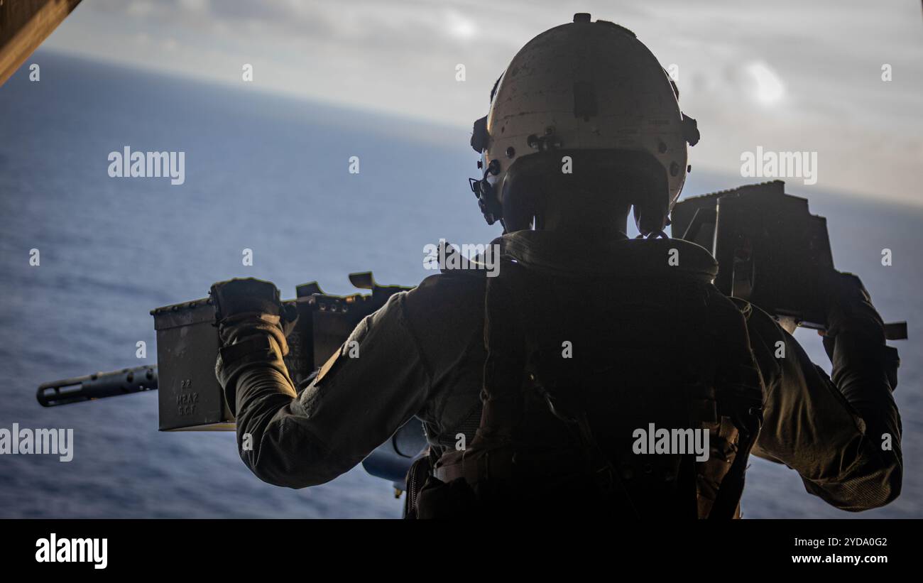 U.S. Marine Corps Sgt. Conor Terry, Tiltrotor Crew Chief with Marine Medium Tiltrotor Squadron ...