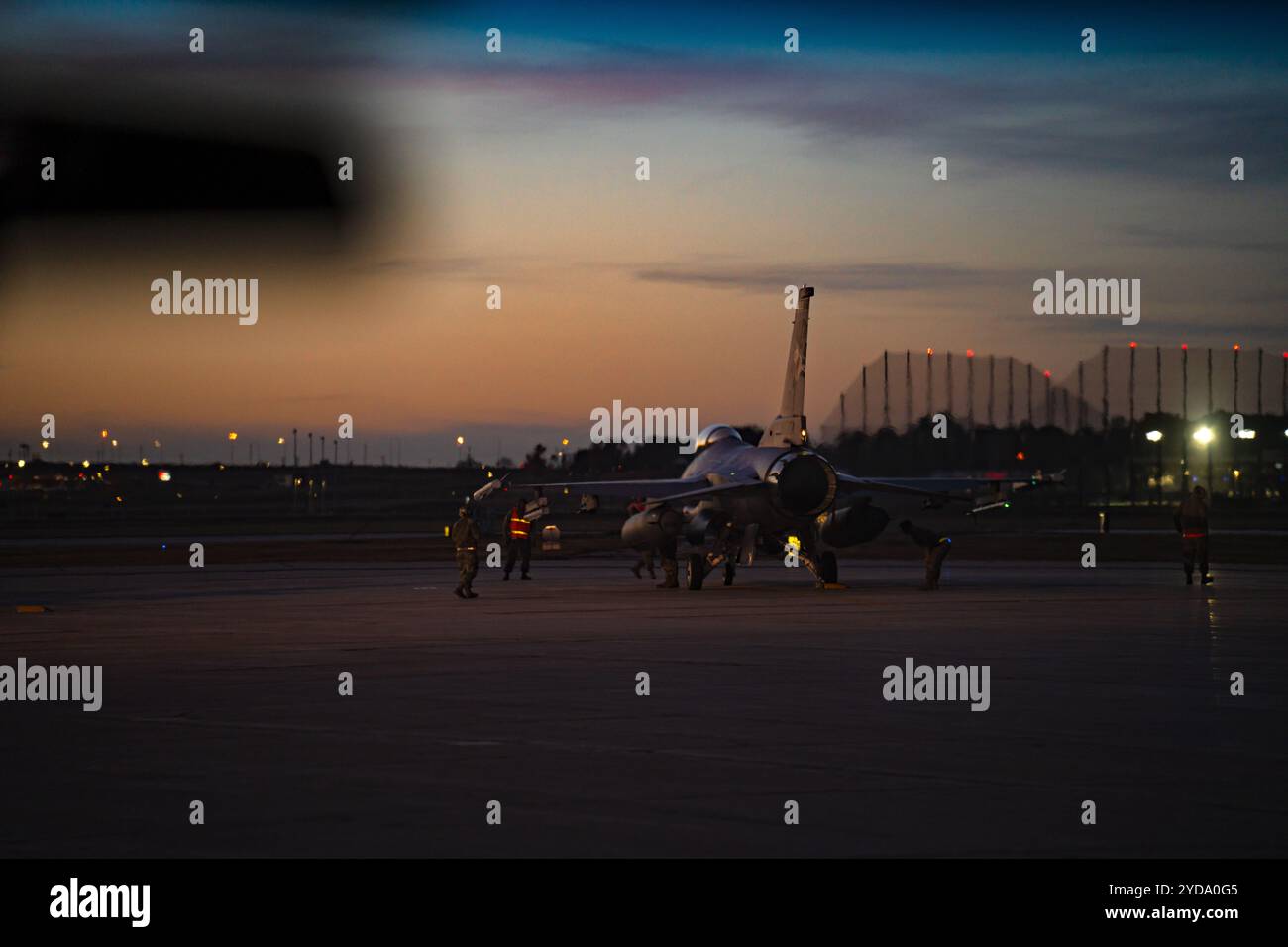 Airmen from the 114th Aircraft Maintenance Squadron conduct a final ...