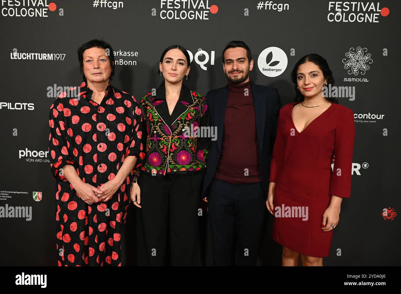 Festival Chefin Martina Richter, l-r, Schauspielerin Setareh Maleki, Produzent Armin Sadraei ...