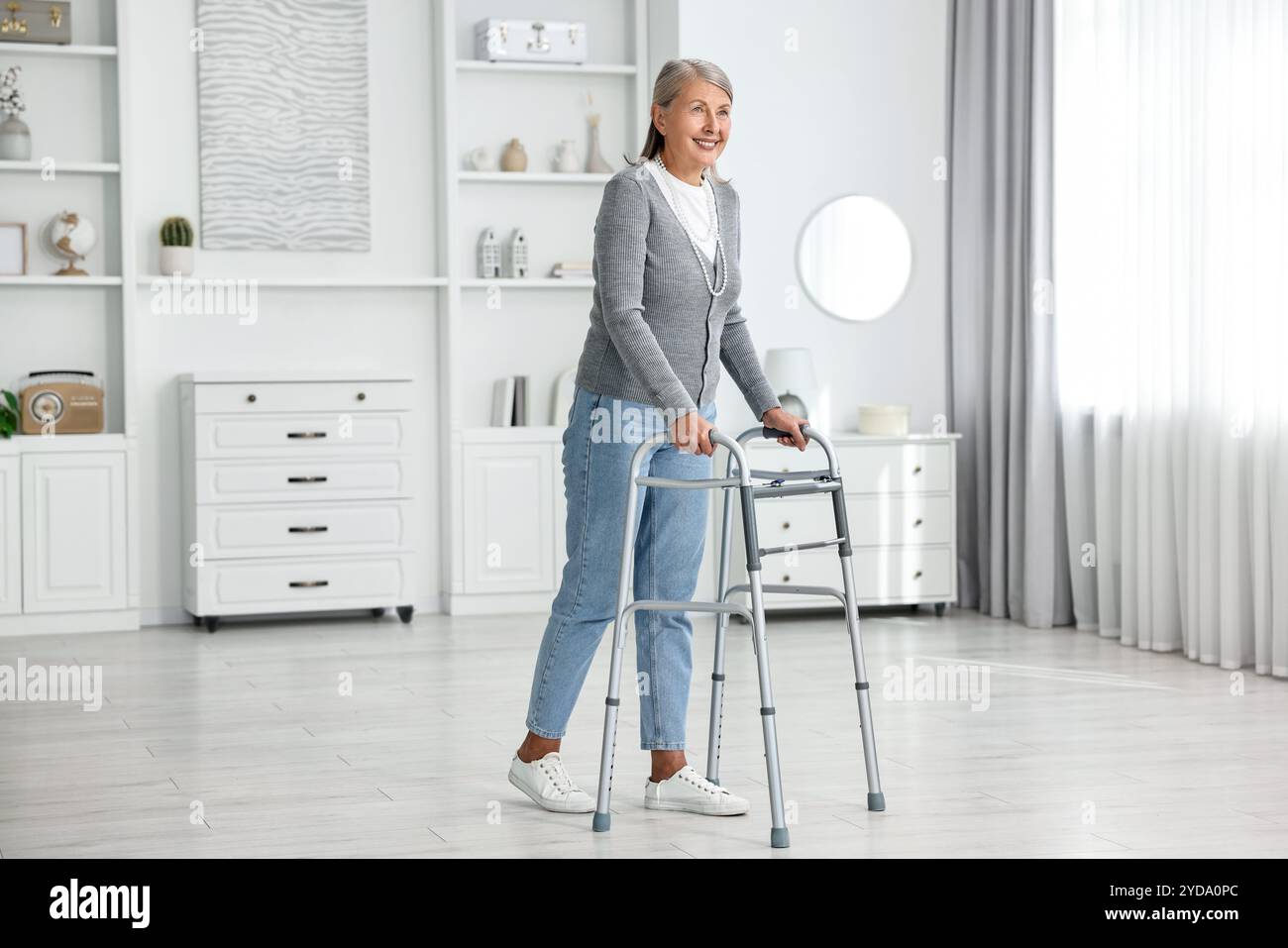Full frame woman walking hi-res stock photography and images - Alamy