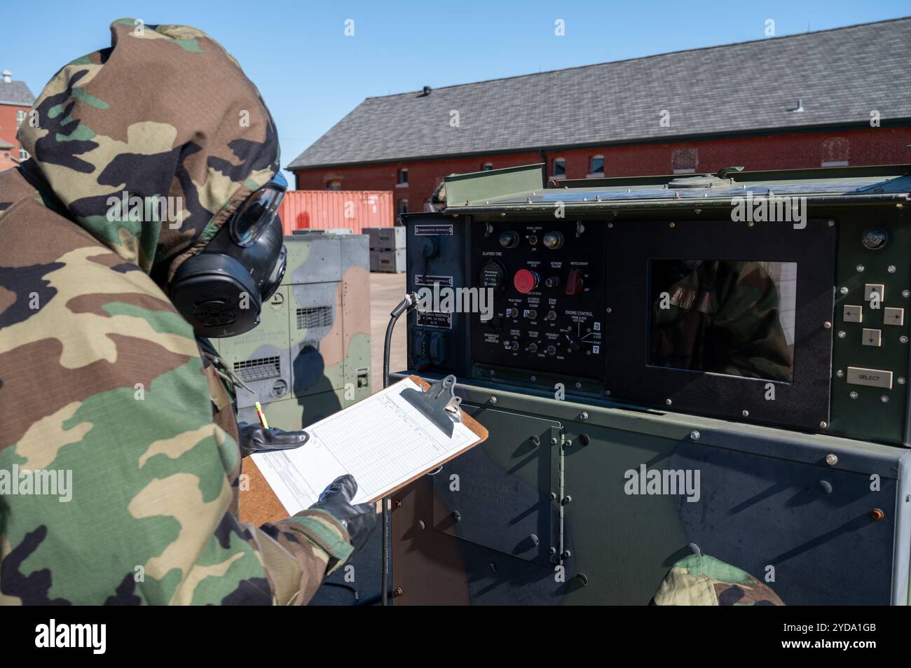 HVAC and power production Airmen with the 131st Bomb Wing perform their ...