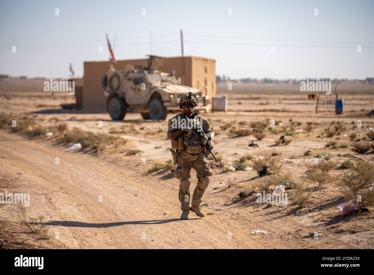 A U.S. Army Soldier from Charlie Company, 1st Battalion, 181st Infantry ...