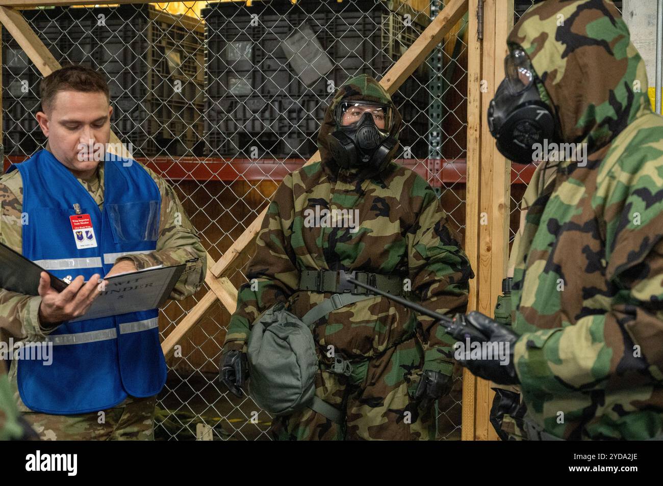 HVAC and power production Airmen with the 131st Bomb Wing perform their ...