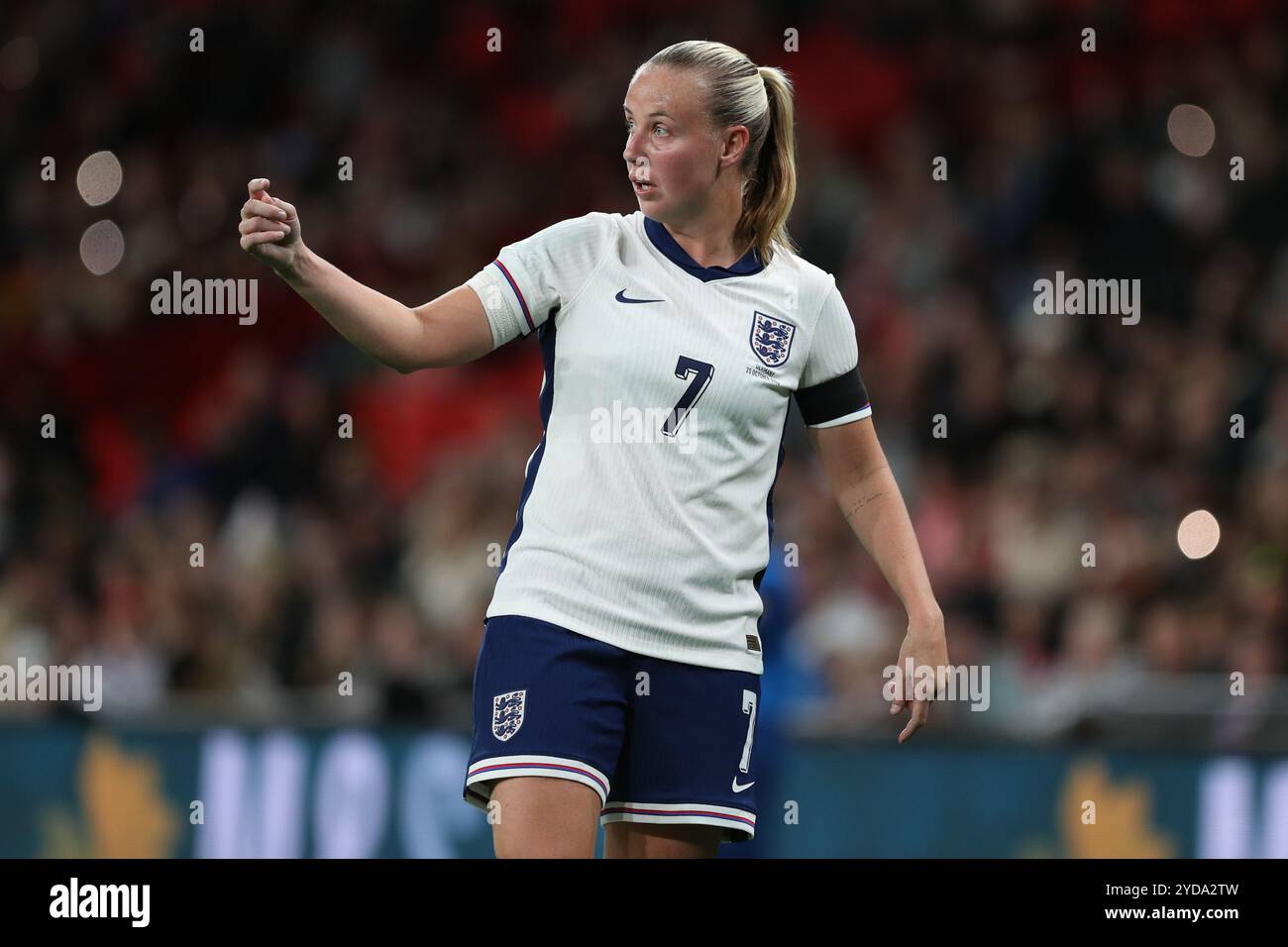London, UK. 25th October, 2024. Beth Mead during the international ...
