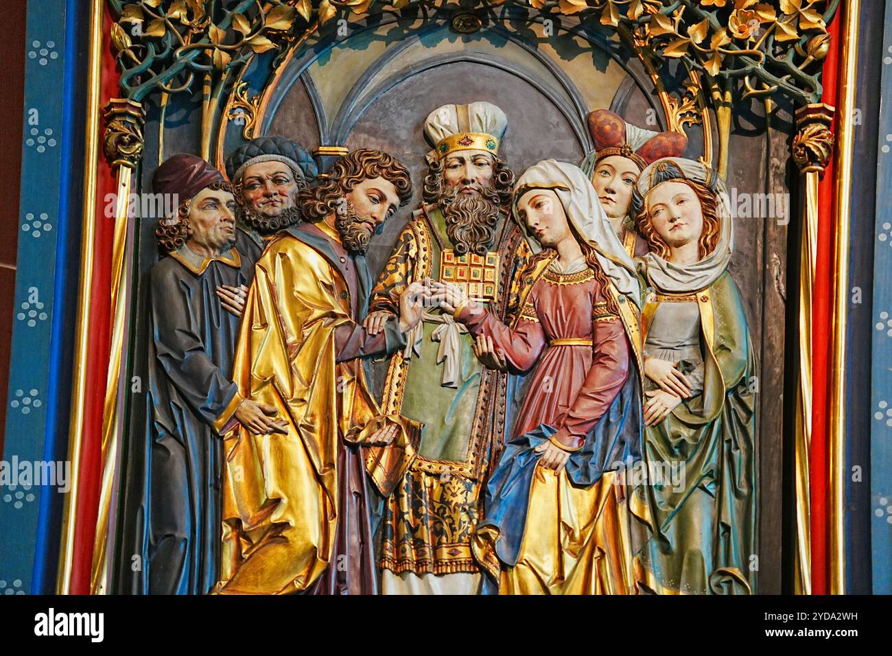 St. Joseph's altar; St. James' Cathedral in Neustadt am Titisee Stock ...