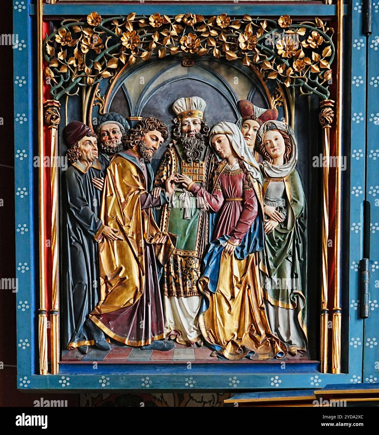 St. Joseph's altar; St. James' Cathedral in Neustadt am Titisee Stock ...