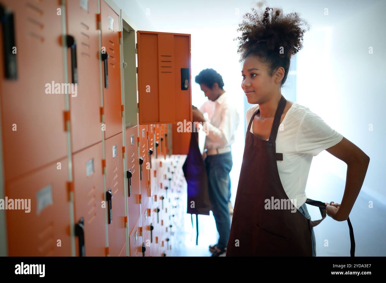Portrait of Culinary and beverage institute student with readiness ...