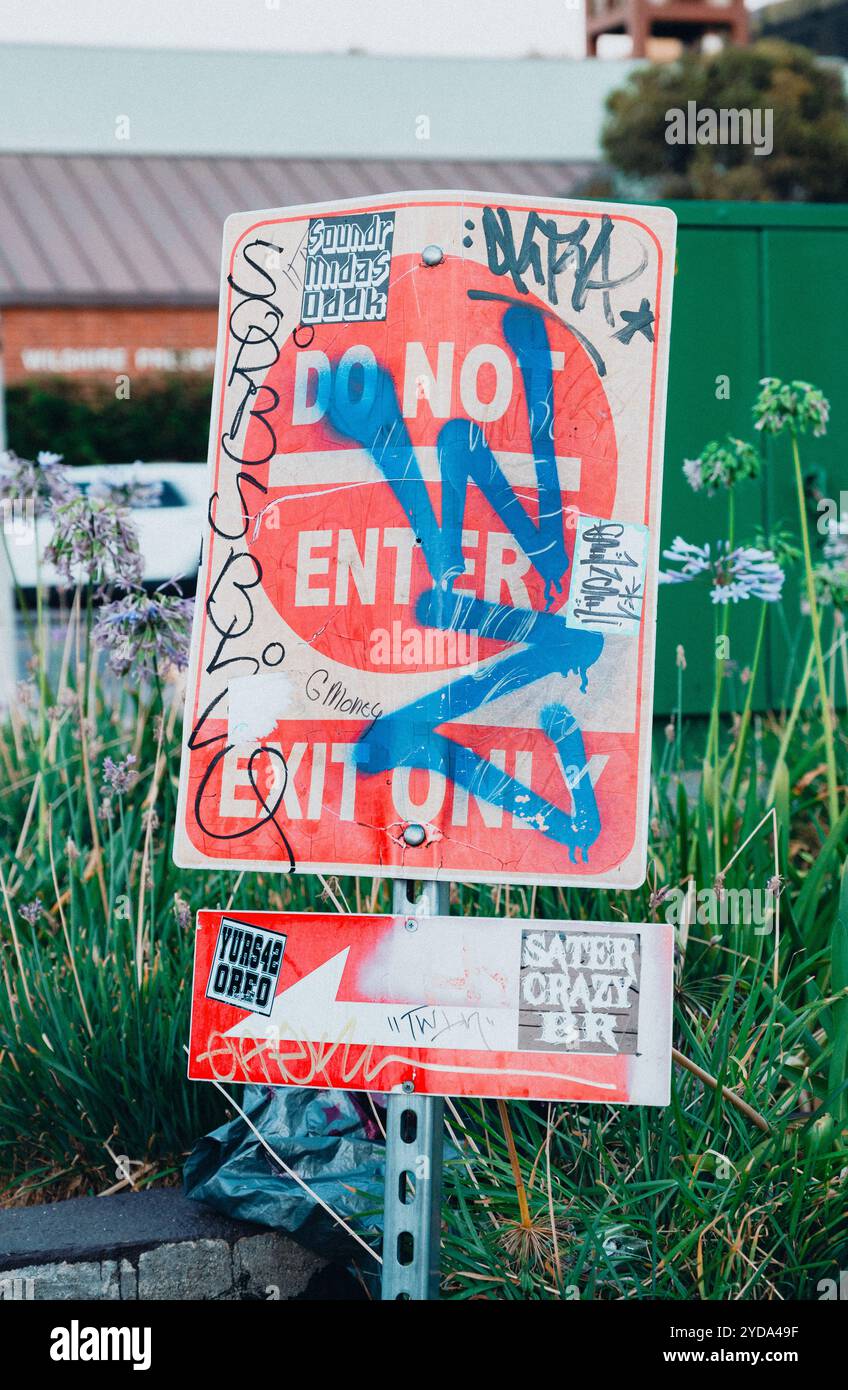 Car covered in stickers hi-res stock photography and images - Alamy