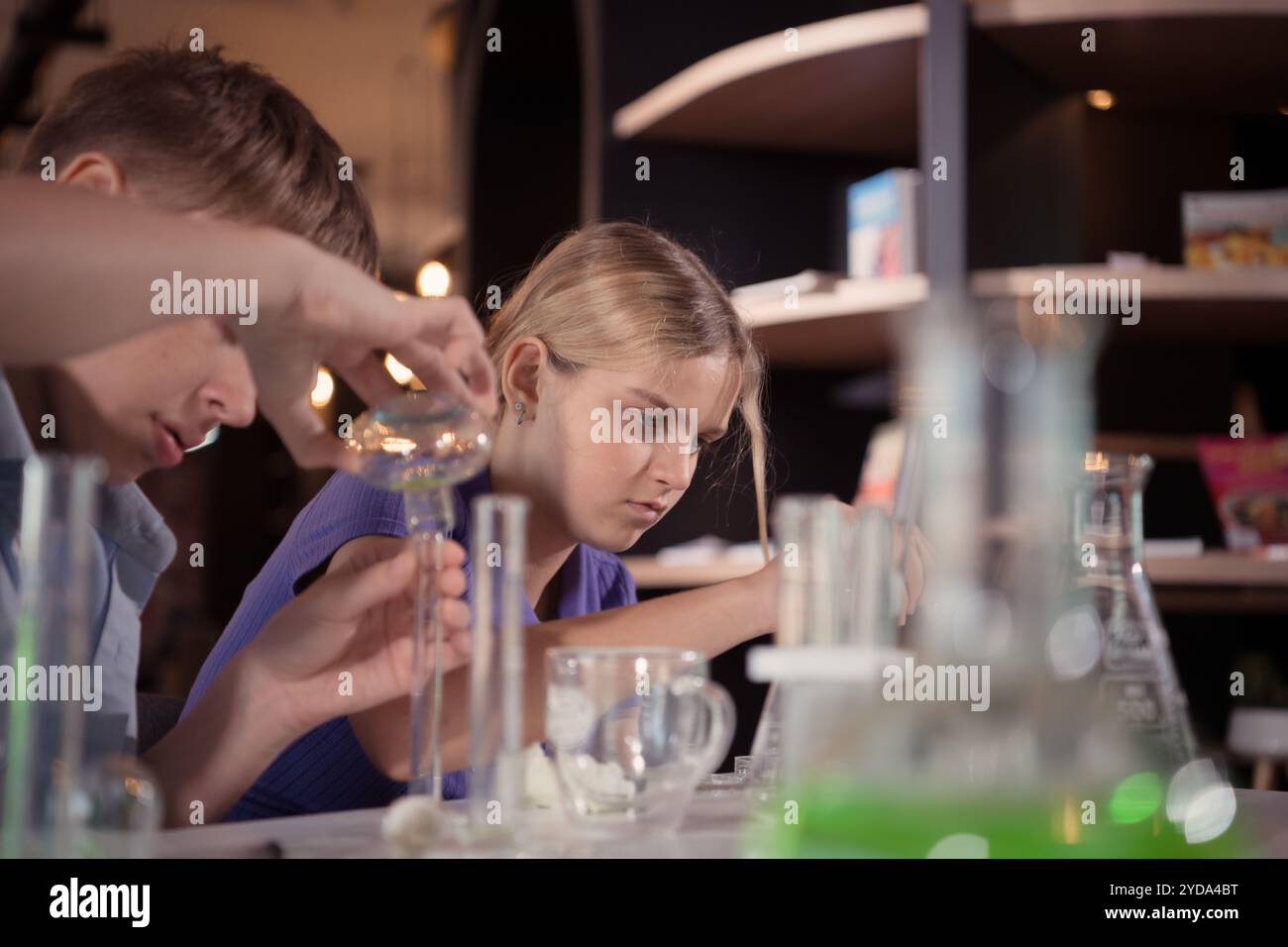 Science classroom helps students learn to observe, investigate and experiment about natural ...