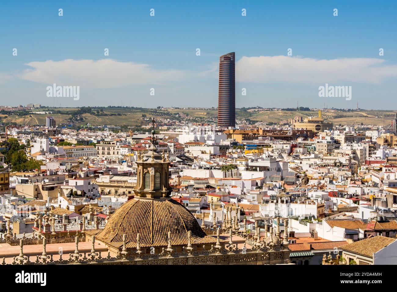 Panoramic views of Sevilla Tower from the Seville Cathedral, Seville ...