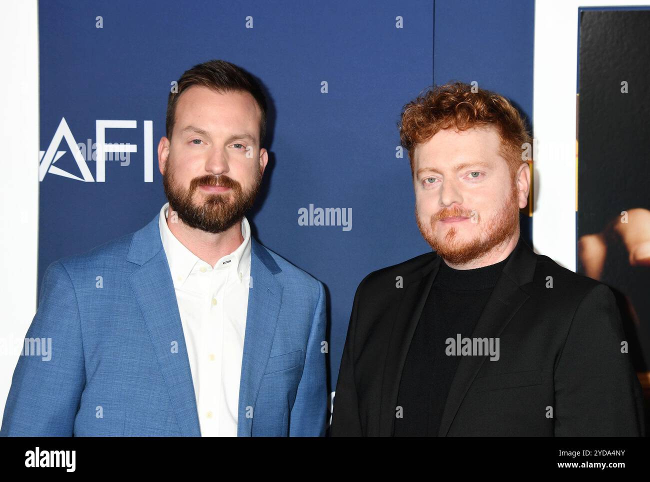 HOLLYWOOD, CALIFORNIA - OCTOBER 24: (L-R) Scott Beck and Bryan Woods attend the 2024 AFI Fest ...