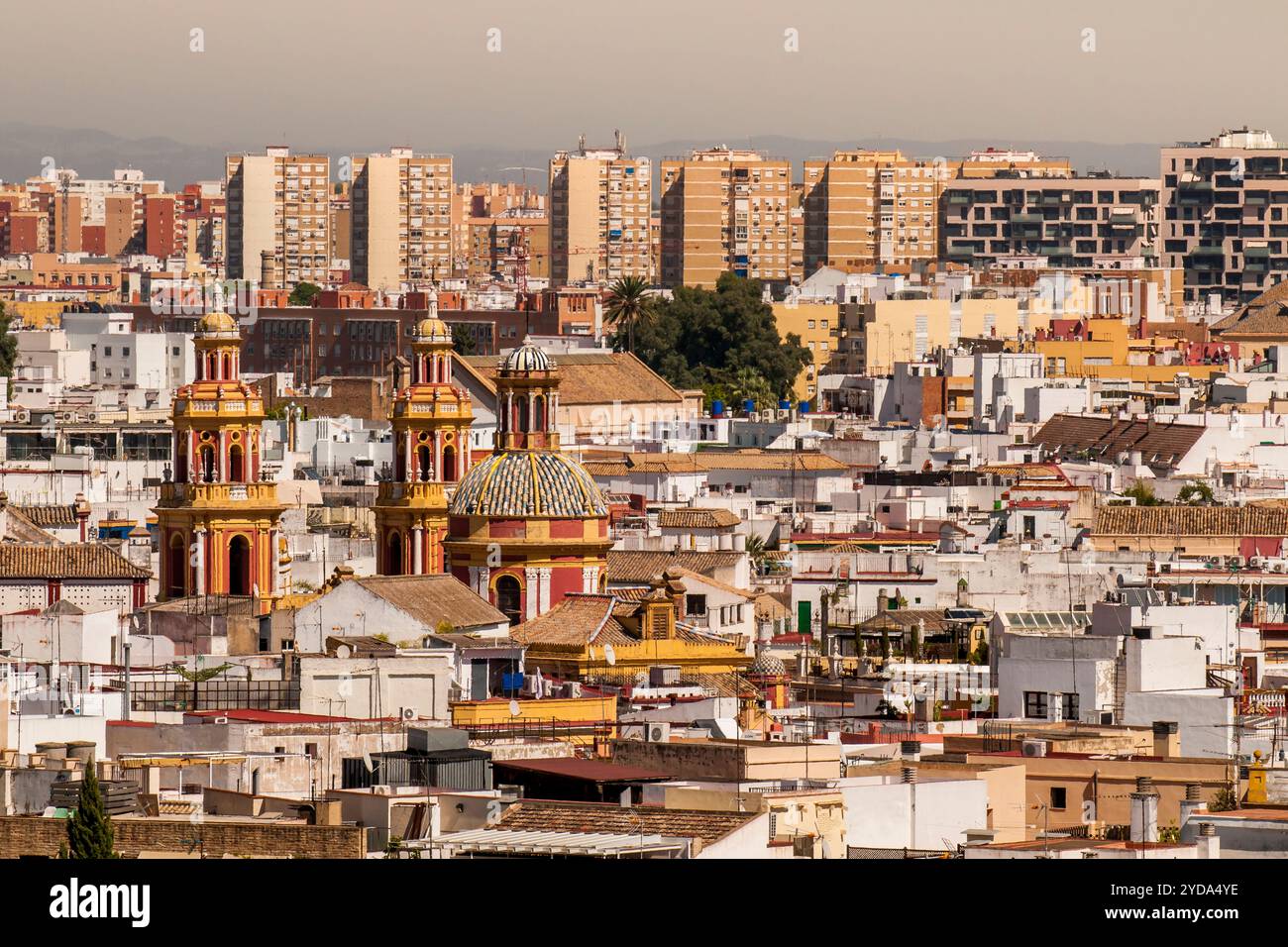 Panoramic views of Seville from the Seville Cathedral, Seville ...