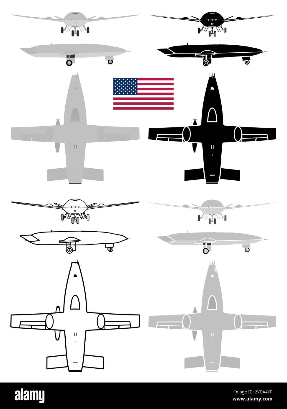 Aircraft refuel air Stock Vector Images - Alamy
