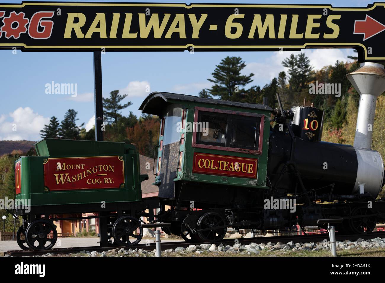 Cog Railway steam train Stock Photo - Alamy
