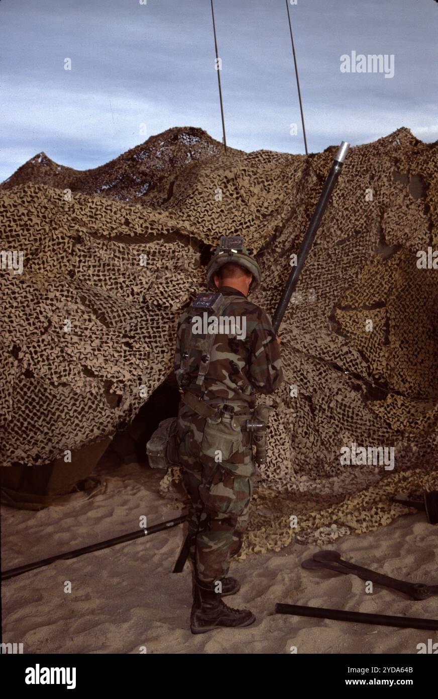Fort Irwin, CA. USA. May 1991. Fort Irwin National Training Center ...