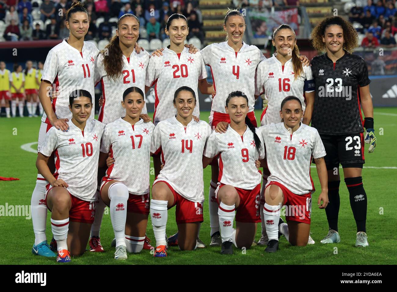 Rome, Italy 25.10.2024: Malta team lined up before the International ...